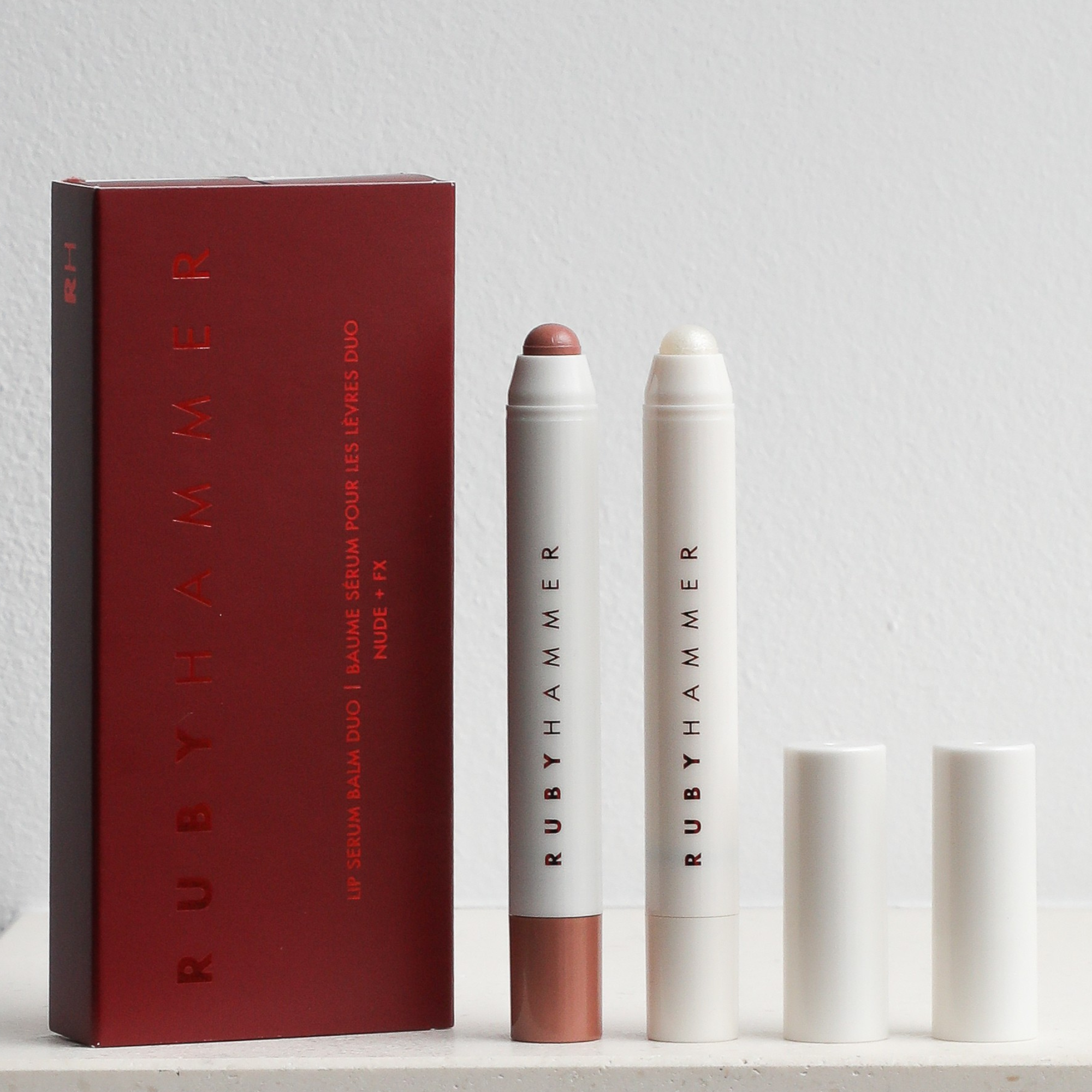 RUBY HAMMER LIP SERUM BALM DUO