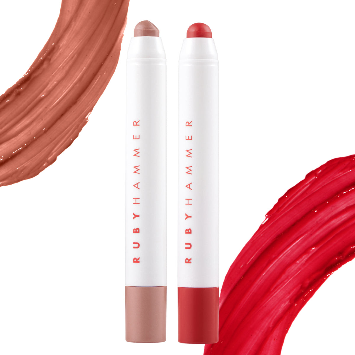 RUBY HAMMER LIP SERUM BALM DUO